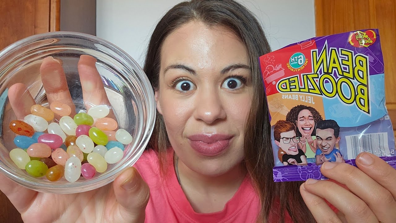 ASMR Trying Bean Boozled Jelly Beans 🤪🤢 - YouTube