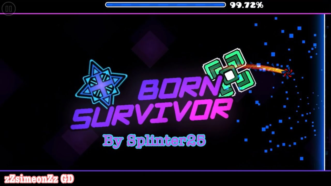 Born Survivor By Splinter25 (Easy Demon) Geometry Dash Mobile - YouTube