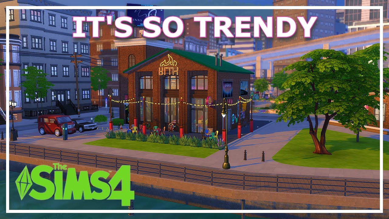 Touring An Urban RECORD LABEL | The Sims 4 | Let's Play | Lot ...