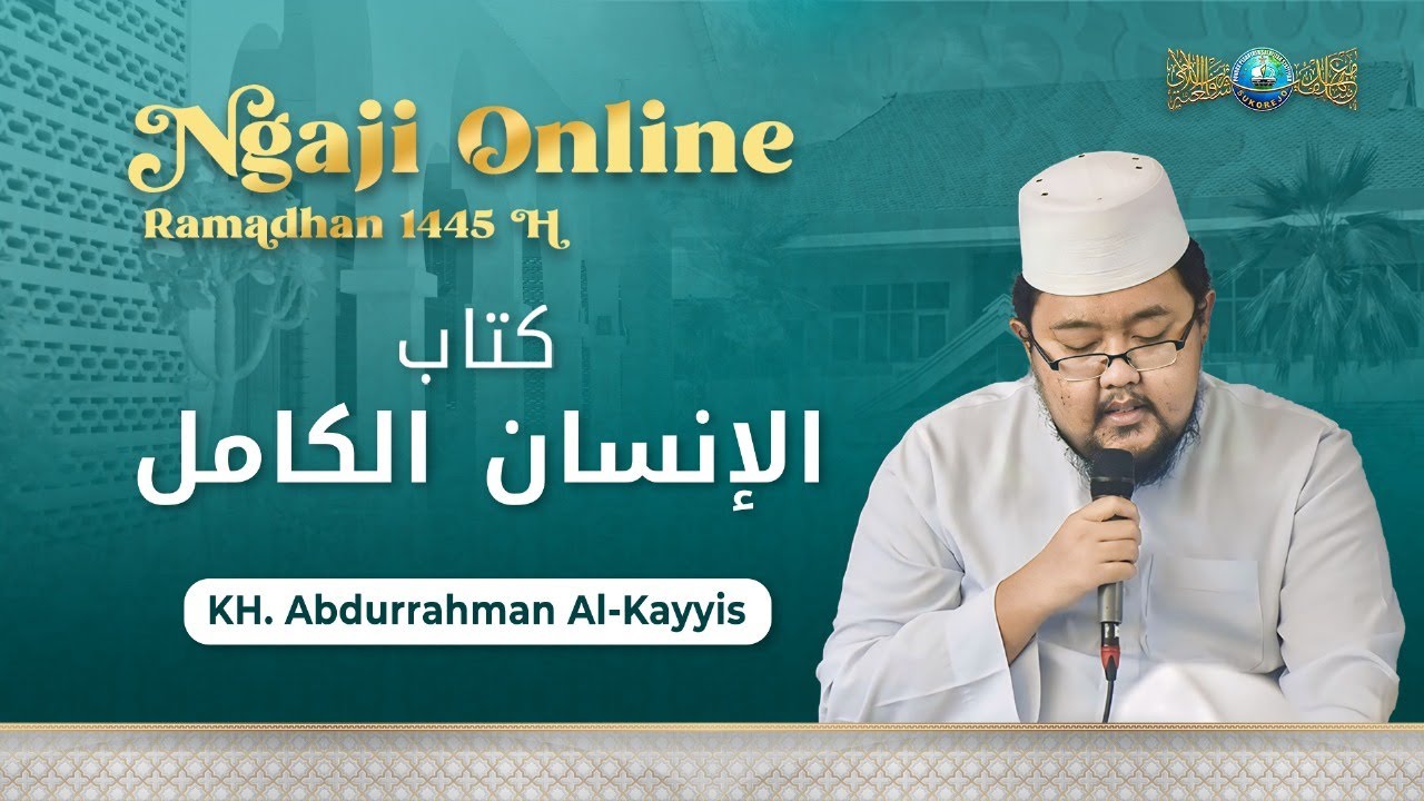 🔴 [LIVE] "Pengajian Kitab Muhammad Al-Insan Al-Kamil'' 24-03-2024 ...