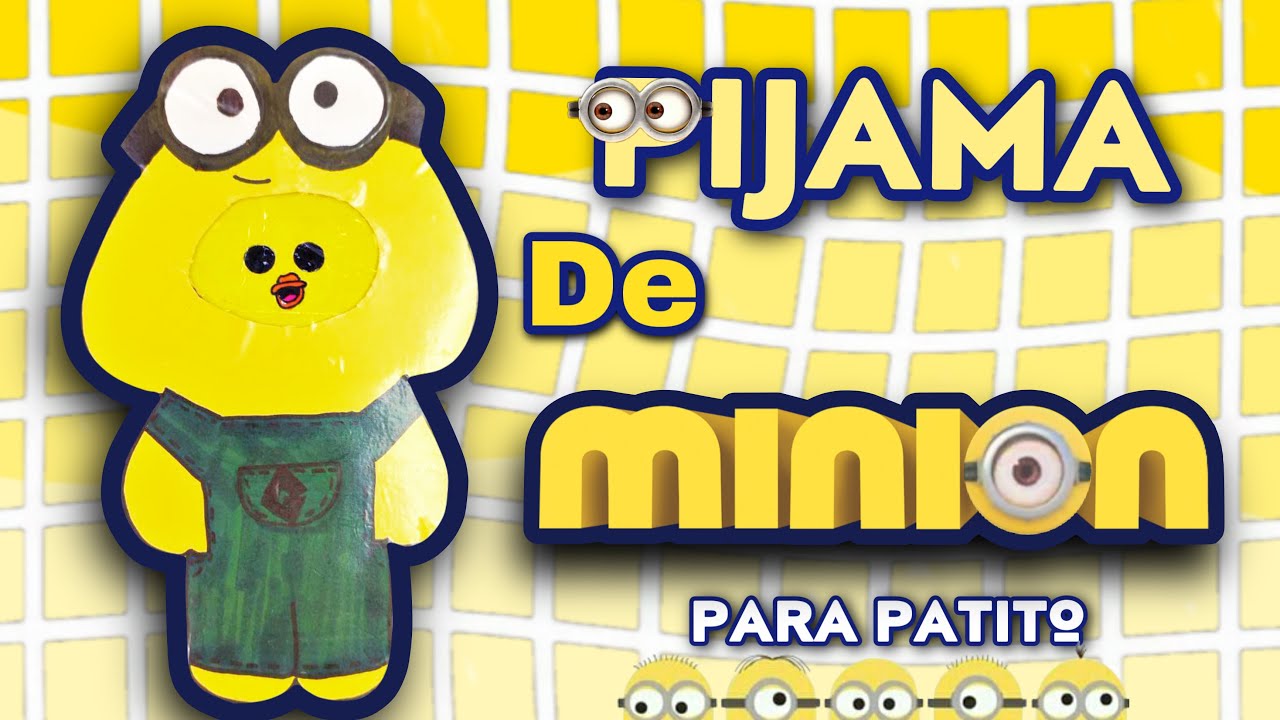 (patito de papel) pijama de minion para tu patito/ squishies ayo # ...