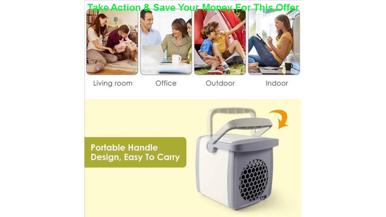 Review New portable anion micro air conditioning portable micro air ...