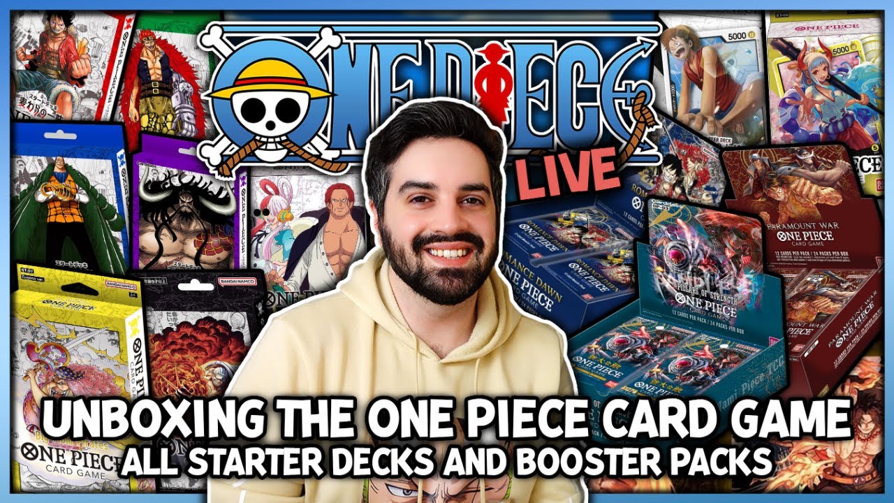 Unboxing Every ONE PIECE Card Game Starter Deck and Booster Box ☠️ ...