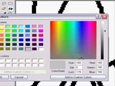 How to draw a penguin with shading on MS Paint - YouTube