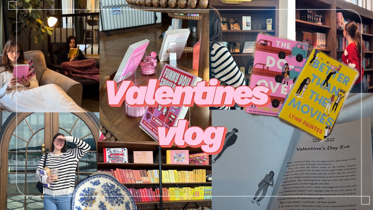 Valentine’s Day reading vlog💌📚 - YouTube