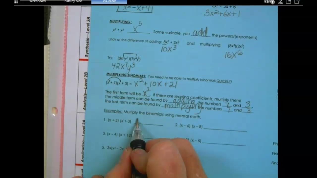 Polynomials part 2 - YouTube