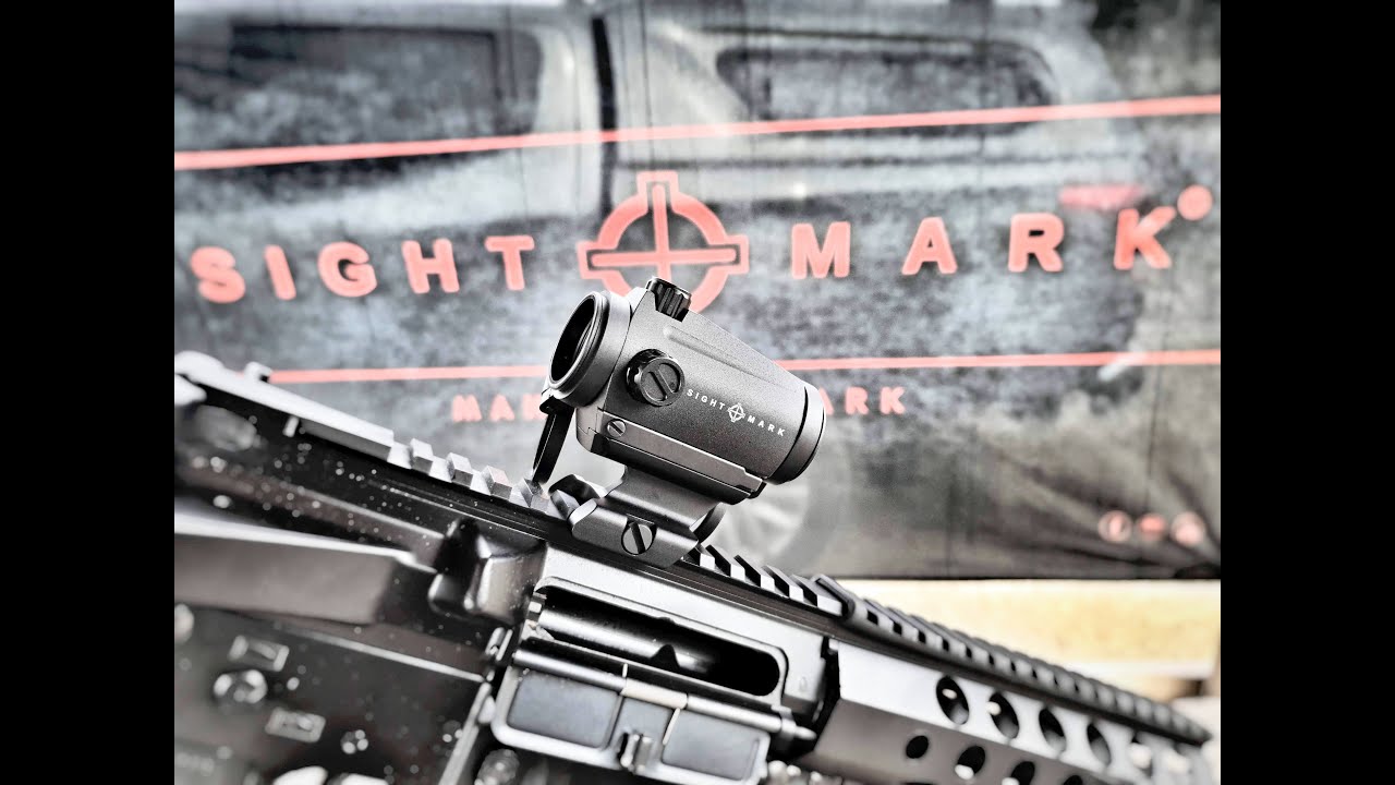 Red-dot range test: Sightmark Element Mini Solar. - YouTube