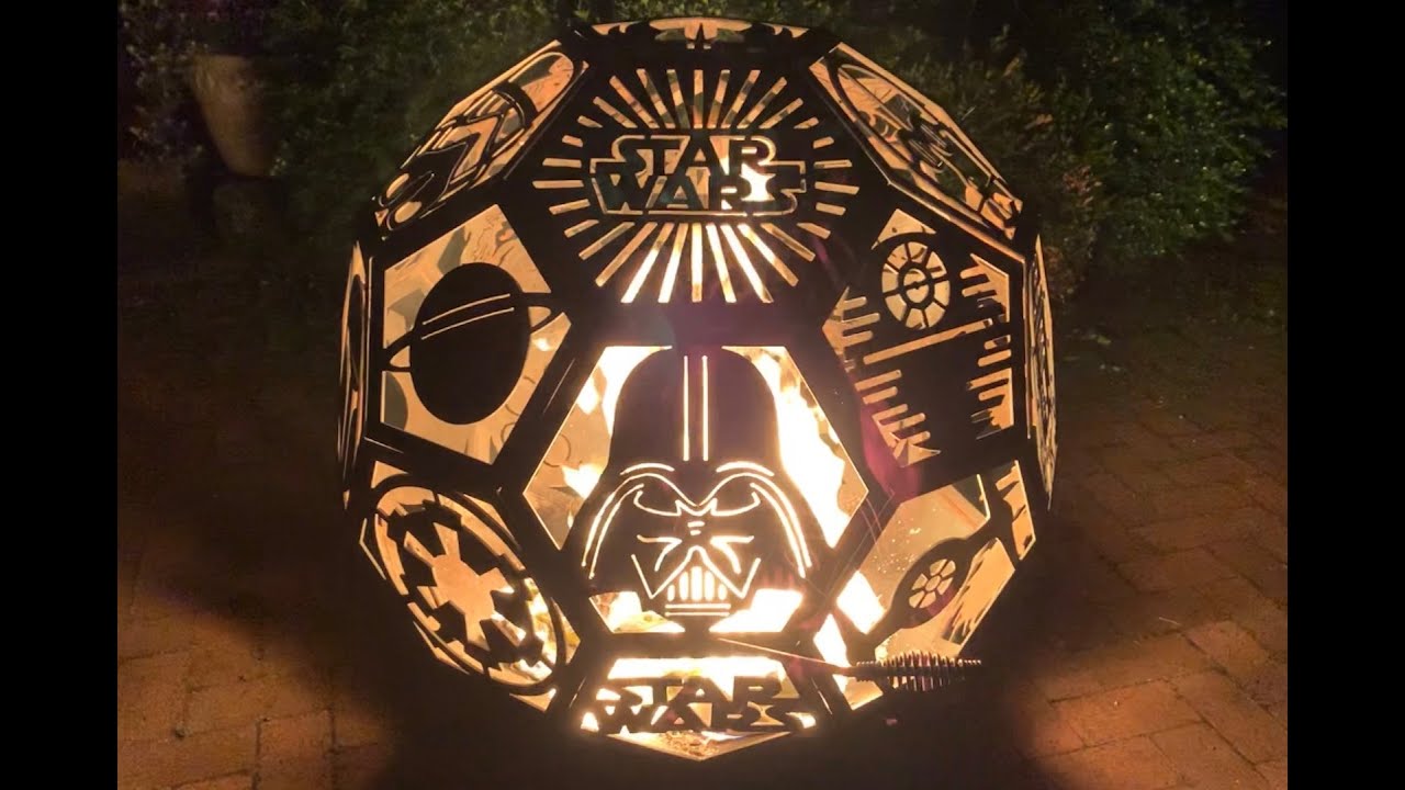 Star Wars Themed Fire Pit - YouTube