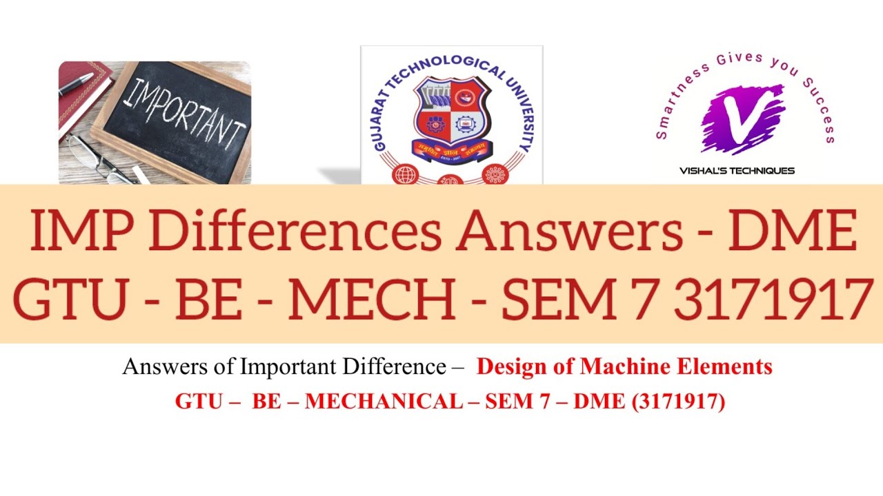 Answers of IMP Differences DME 3171917 | Design of Machine Elements IMP ...