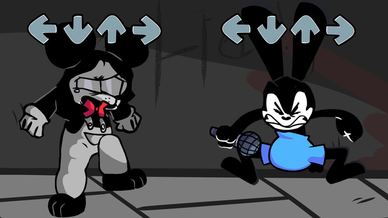 FNF Soft Mickey Mouse V.S Oswald FNF (Soft Mickey MouseVS OSWALD) - YouTube