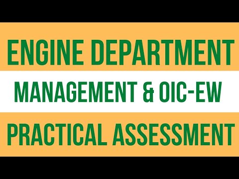 AM VLOG #17: ENGINE DEPARTMENT MARINA PRACTICAL ASSESSMENT REQUIREMENTS ...