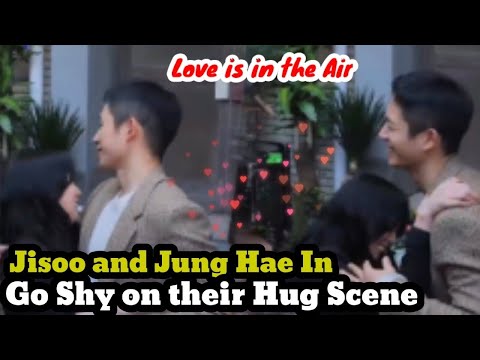 Jisoo and Jung Hae In Go Shy on their Hug Scene l Snowdrop Ep 1 Behind ...