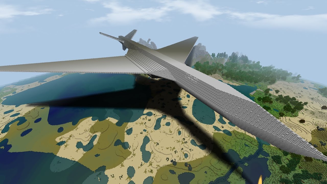 【survival craft】I modified B1B and changed it to a stealth plane? - YouTube