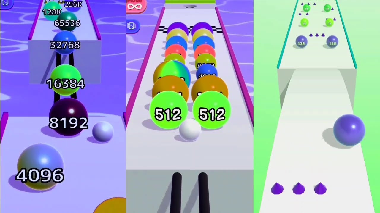 🔴🎮(22.2) Ball Run 2048 Daily Run Challenges | Multi Games - YouTube