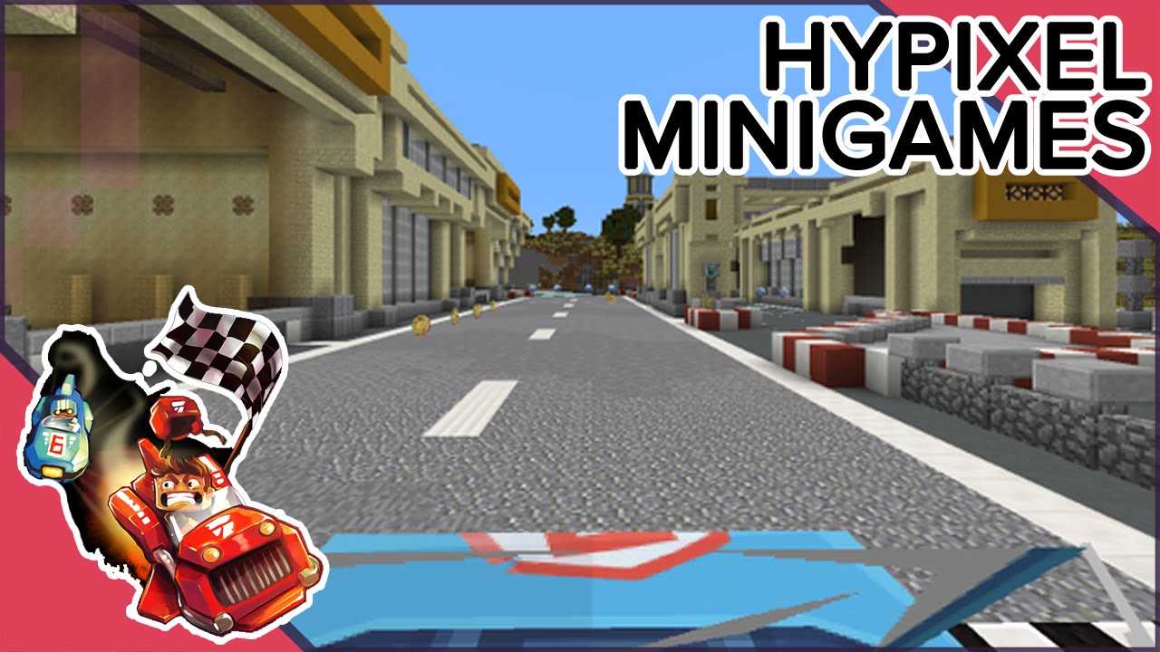 MARIO KART IN MINECRAFT?! | Hypixel Minigame - YouTube