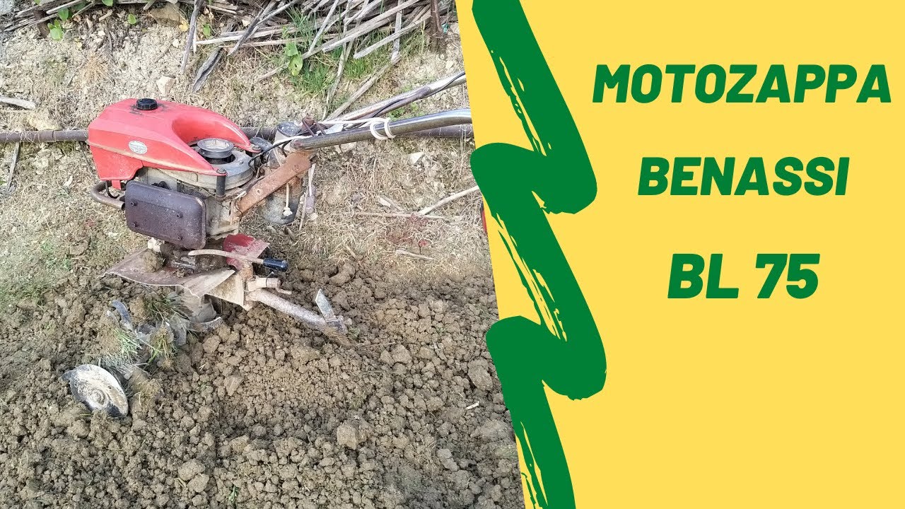 MOTOZAPPA BENASSI bl 75 LAVORIAMO Per Piantare Le CIPOLLE da BULBO 1 - YouTube