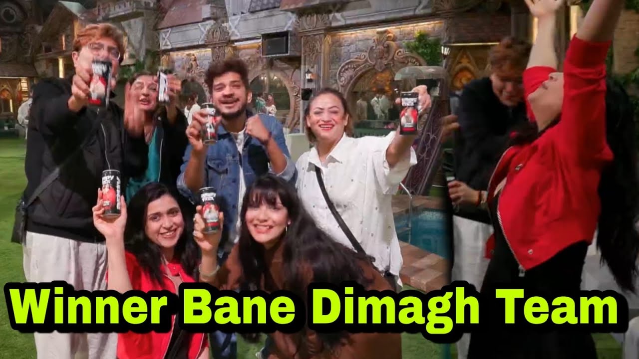 Bigg Boss 17 Winner Bani Munawar Faruqui की Dimagh Team Mannara Chopra हुई खुश मिला Prize - YouTube