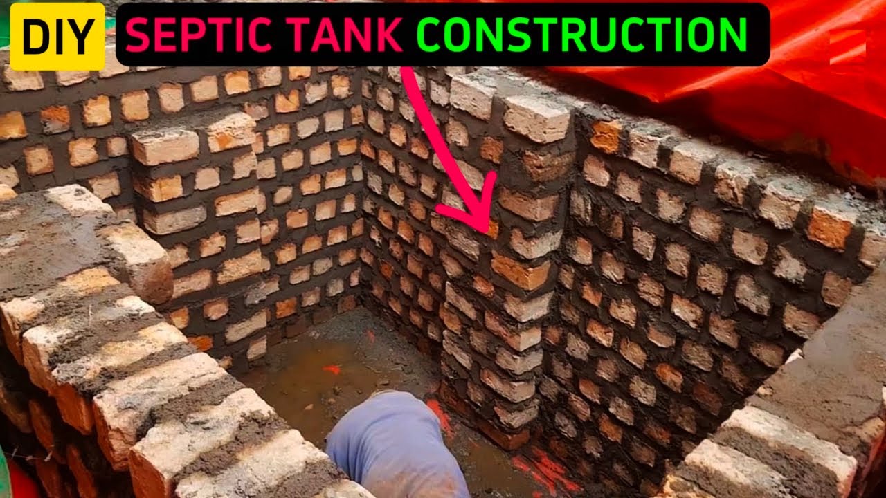 How a SEPTIC TANK works and How to build a septic construction - YouTube