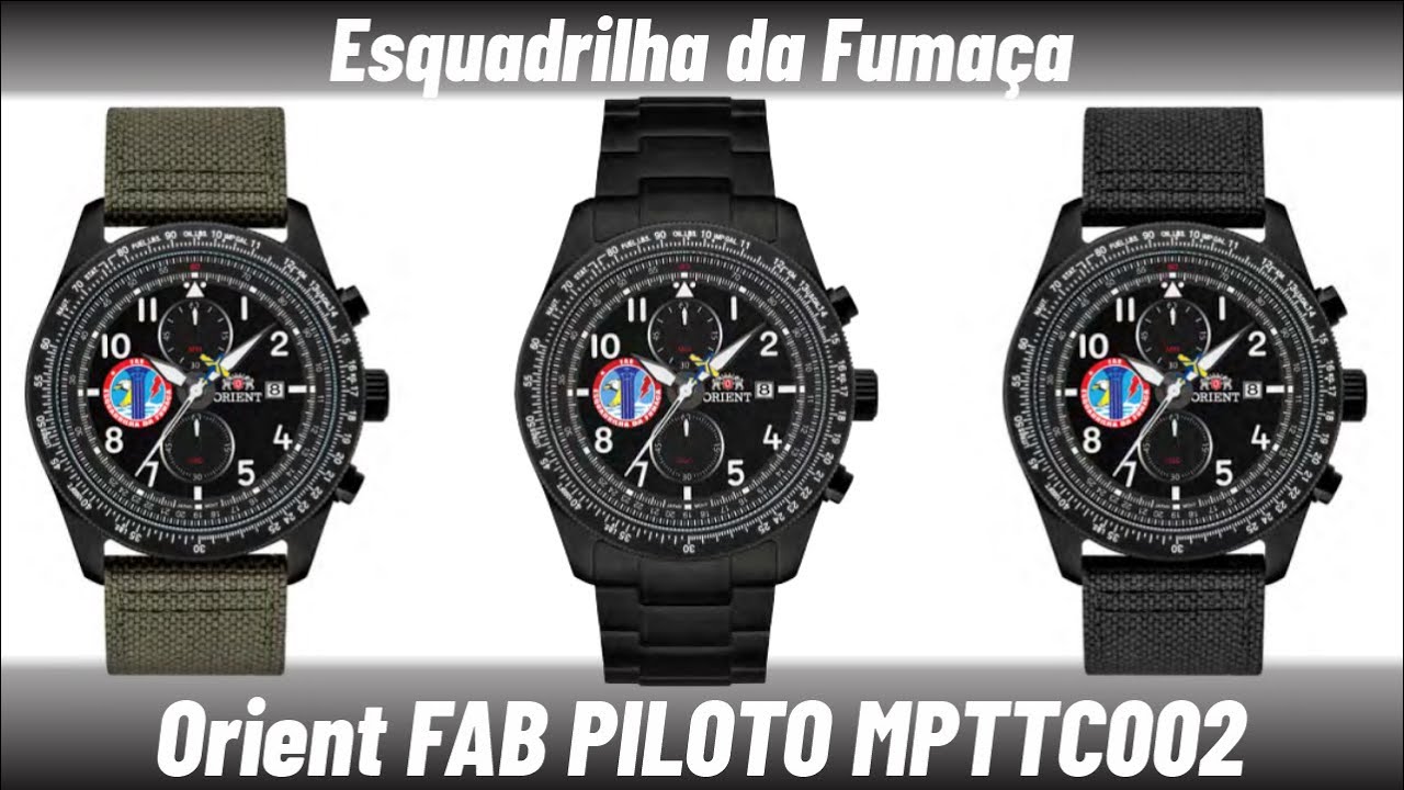 Orient FAB PILOTO MPTTC002 Esquadrilha da Fumaça - RelojoariaJJ - YouTube