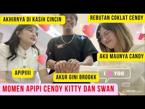 Apipi Cendy Swan Kitty moment I'm very romantic I get along sometimes I'm jealous