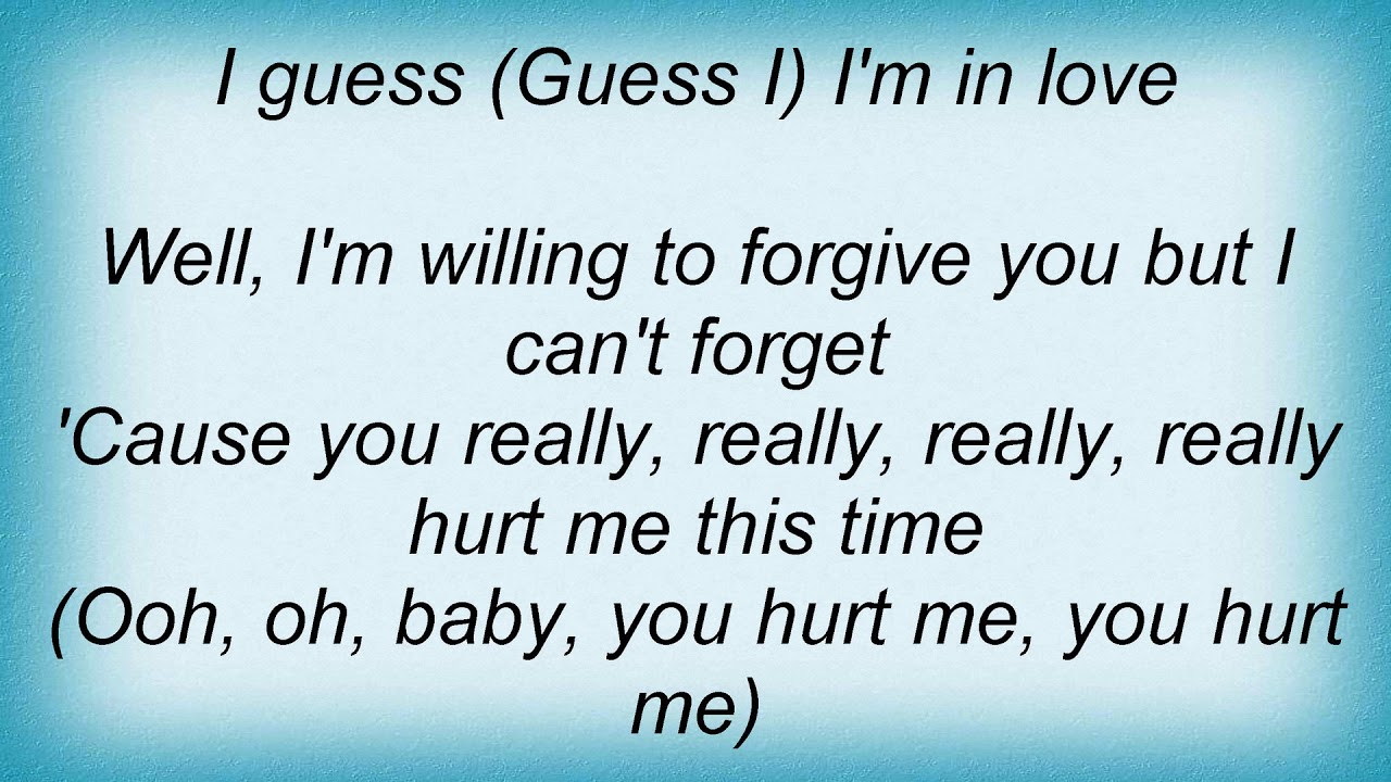 Aretha Franklin - Willing To Forgive Lyrics - YouTube