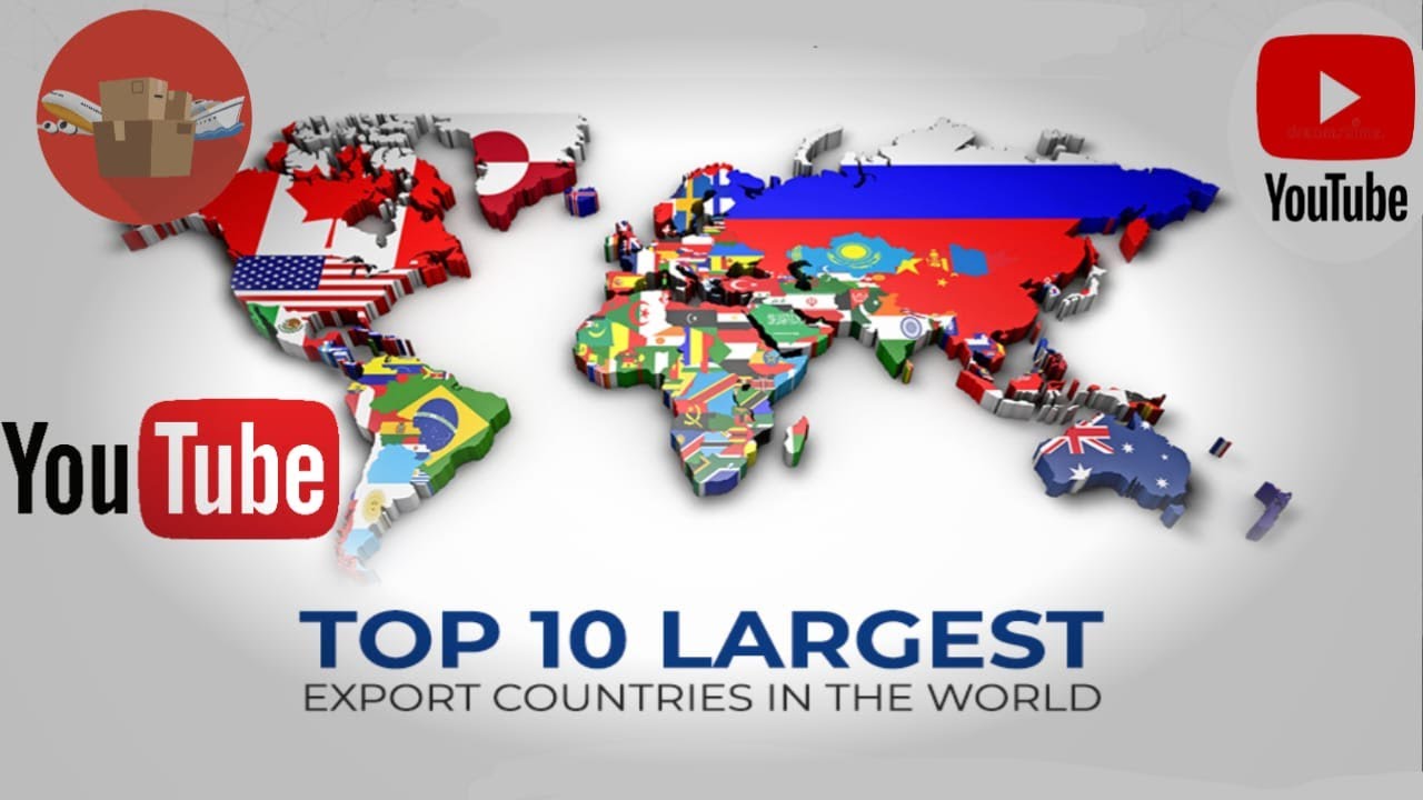 Top 10 Exporting Countries Worldwide in 1980 to 2024 - YouTube