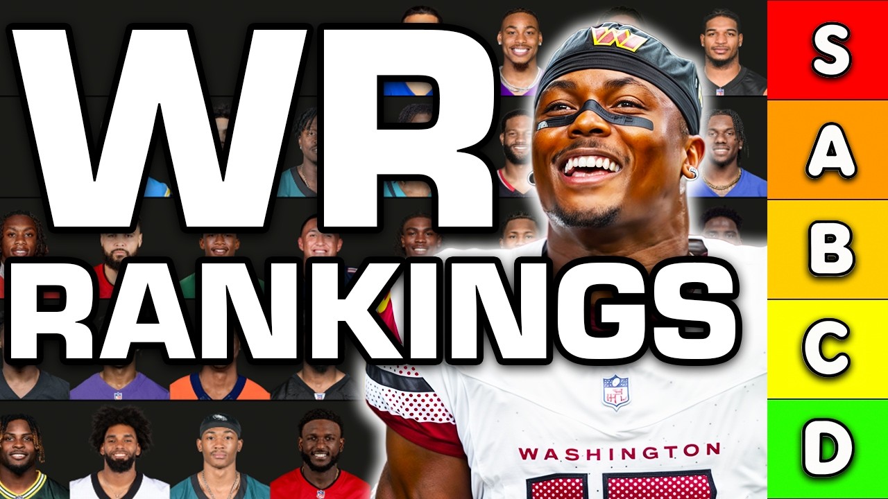 Early Top 40 WR Rankings for 2025 Fantasy Football - YouTube
