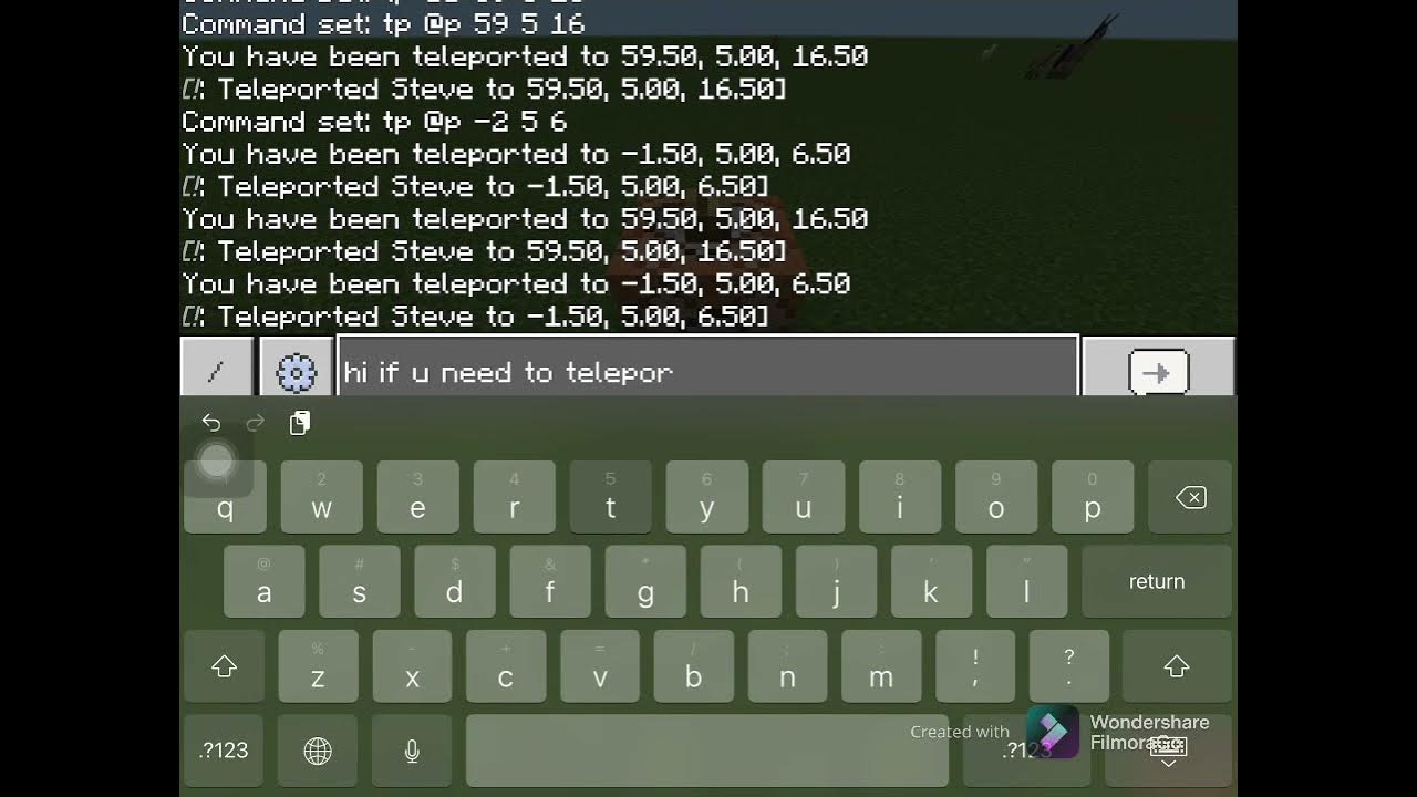How to tp using command block - YouTube