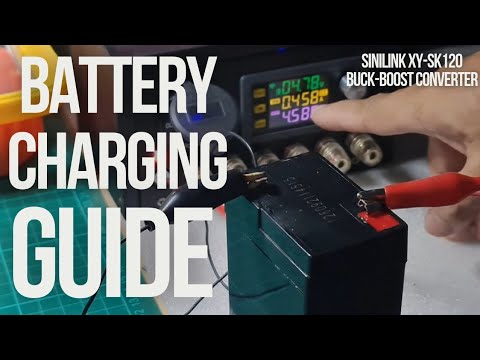 Raw Battery Charging Guide Using Sinilink XY-SK120 Buck-Boost Converter