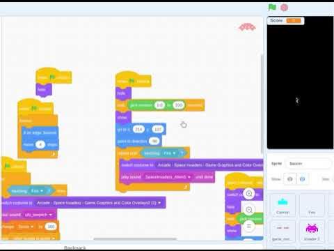Space Invaders on Scratch - YouTube