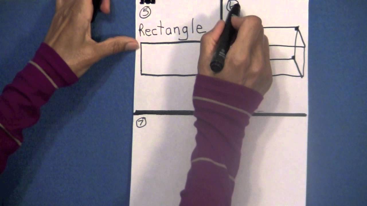 FUN Drawing Geometric SHAPES Kindergarten,1st, 2nd, & 3rd Grade Kids ...