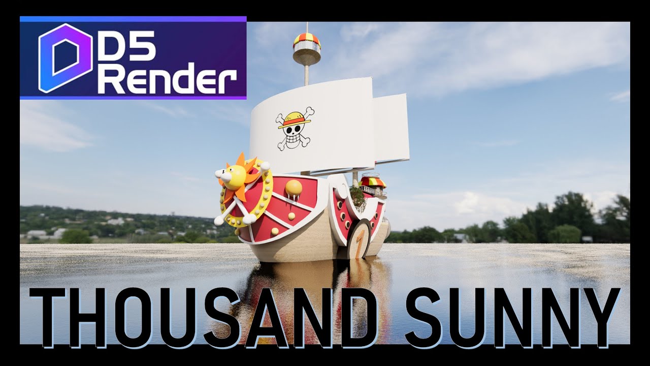 D5 RENDER | Thousand sunny - YouTube