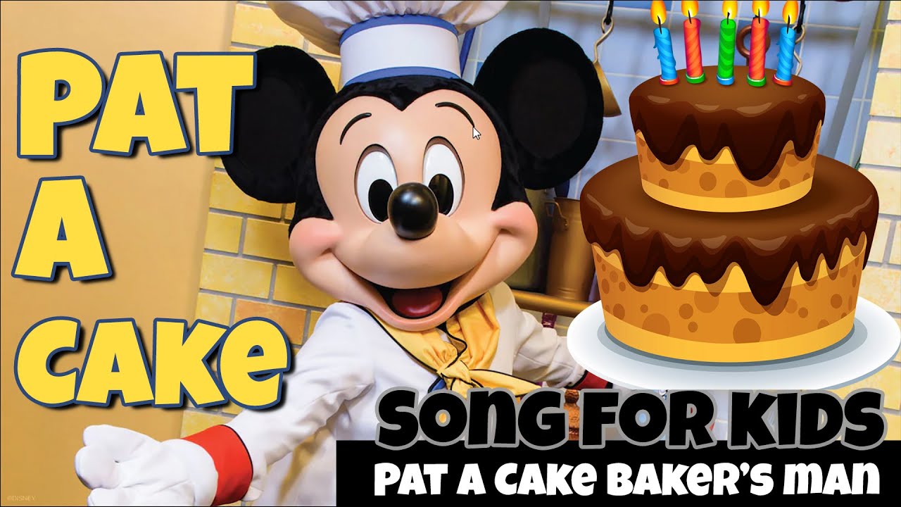 Chef Mickey Mouse in Pat A Cake - Songs for Kids - YouTube
