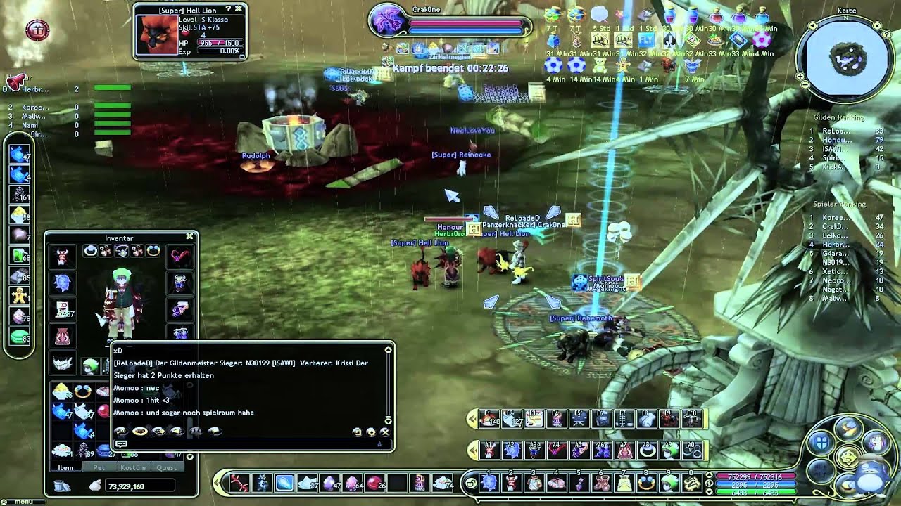 Flyff Guild Siege 19 07.2014 "REUPLOAD" Herbronx POV - YouTube