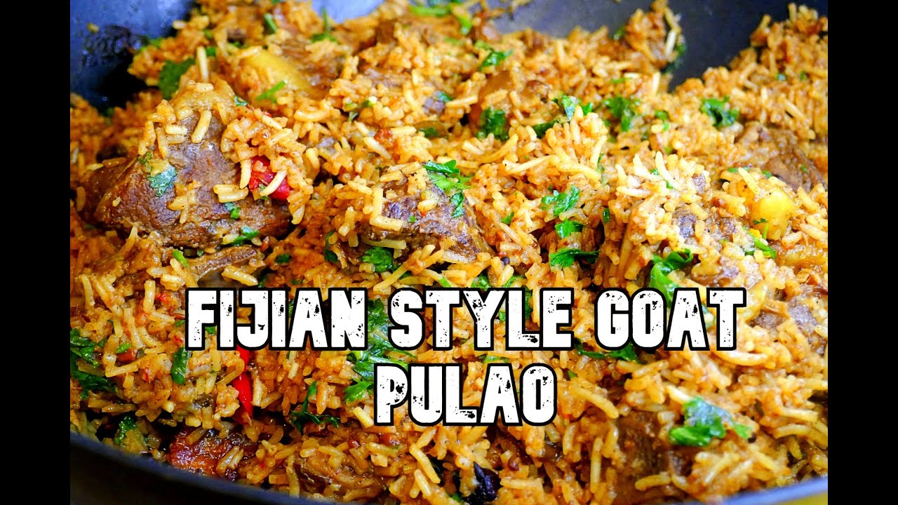 Fijian Style Goat Pulao (Pilau) - YouTube