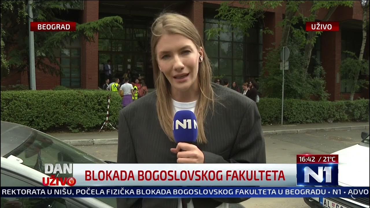 N1 Dan uživo: Blokada Bogoslovskog fakulteta & dr Vukašin Milićević - YouTube