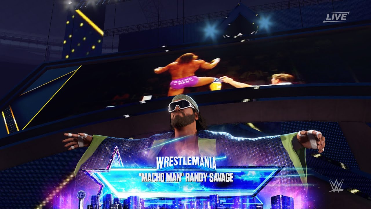 "Macho Man" Randy Savage Entrance - WWE 2K23 - YouTube