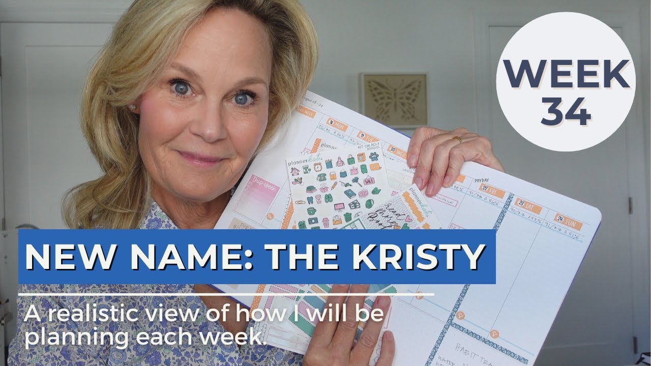 Laurel Denise Planner Name Changes! | Overwhelmed to Organized WK 34 ...