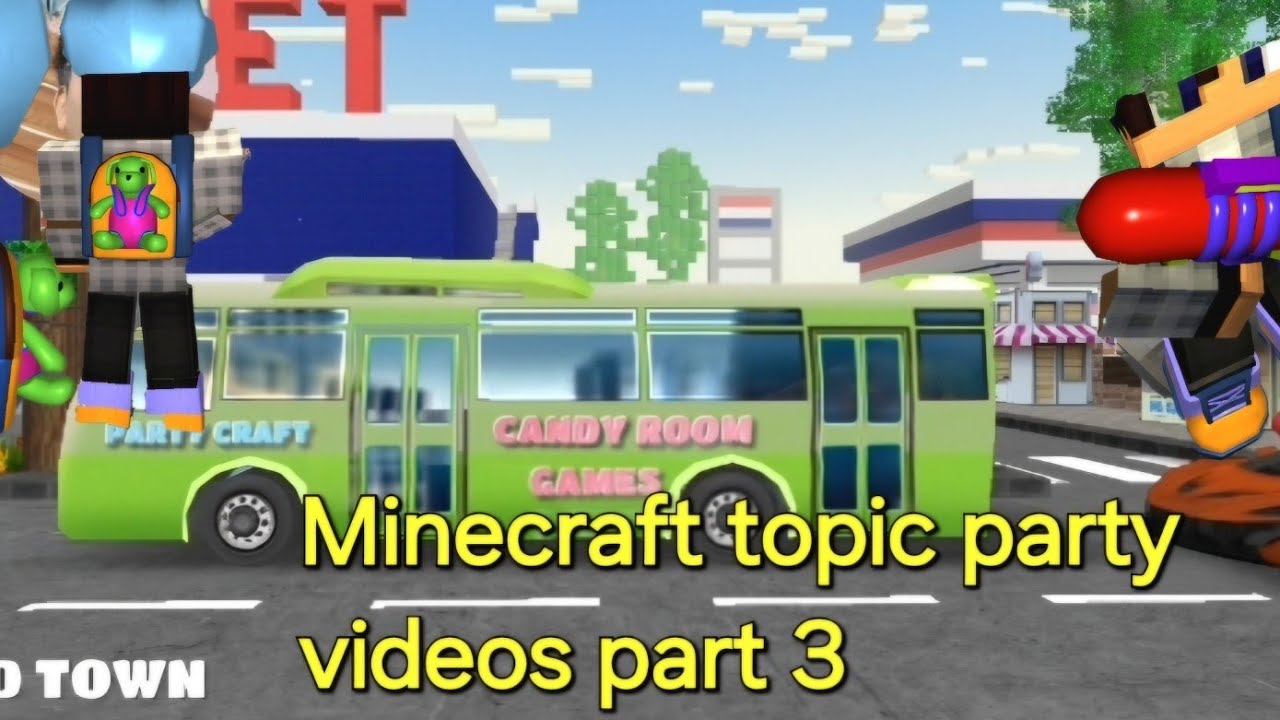 Minecraft topic || Party craft video part 3. #minecraft #survival - YouTube