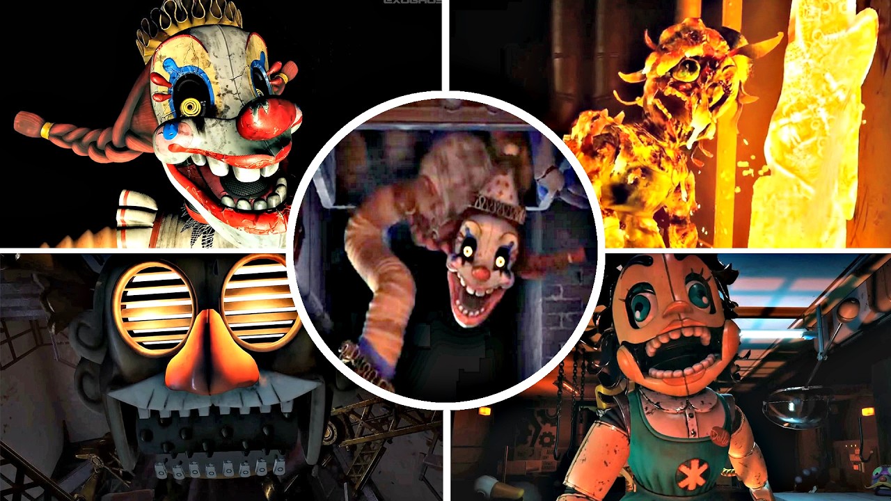 FNAF Secret of the Mimic - All Bosses & Jumpscares (4K 60fps) - YouTube