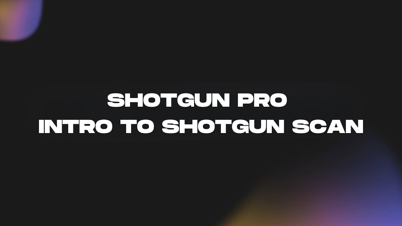 Intro to Shotgun Scan | Shotgun - YouTube