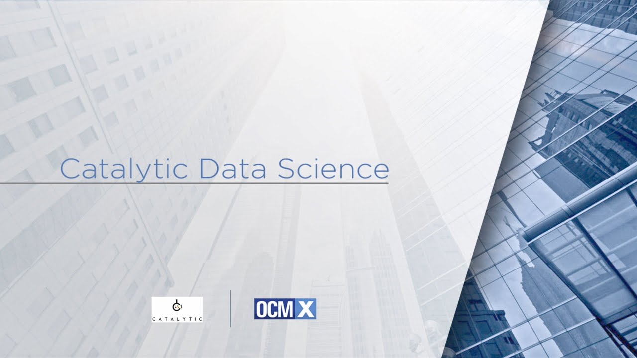 Catalytic Data Science gets listed on The OCMX - YouTube