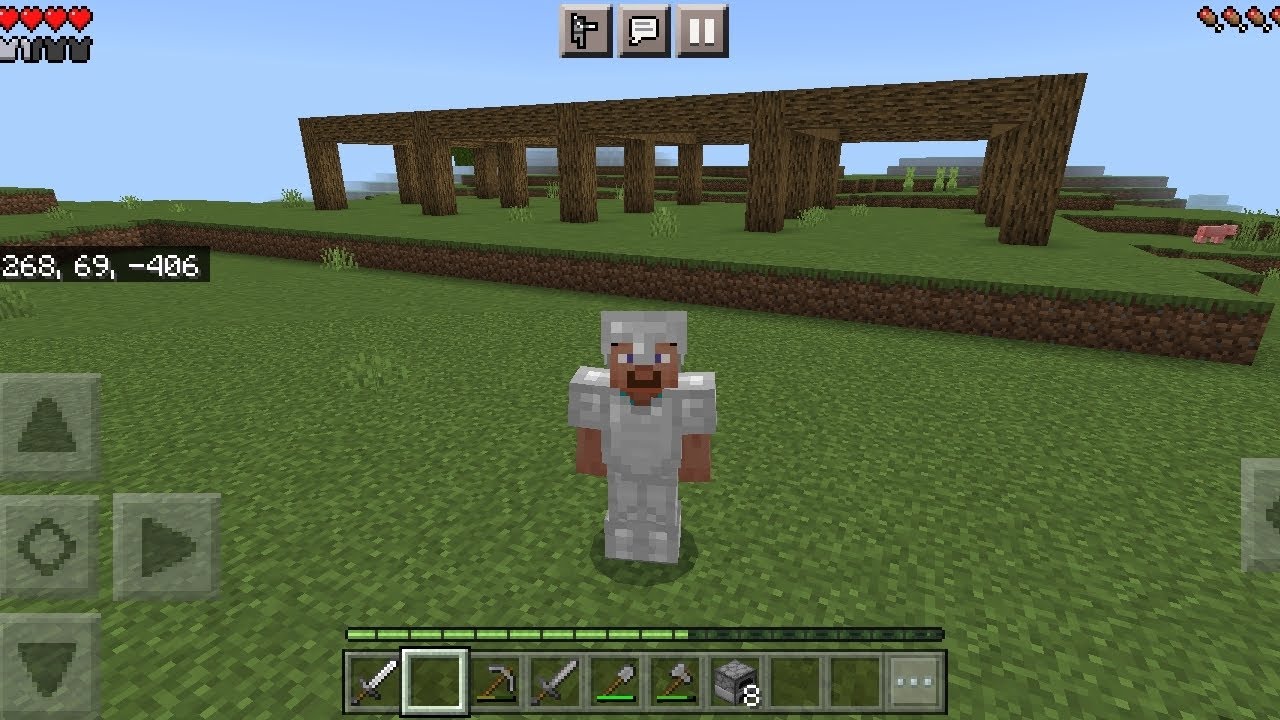 minecraft in make big house ll hardcore #1 😀😀 - YouTube