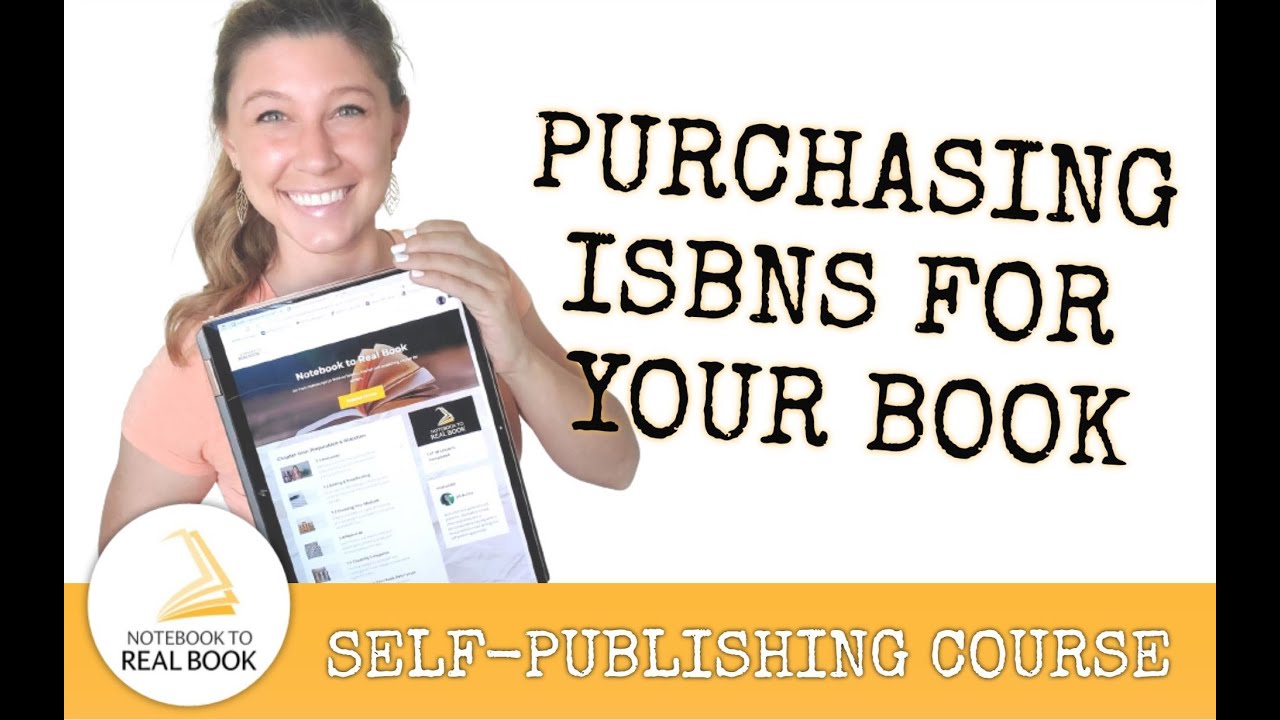 How to Purchase ISBNs for Your Book - YouTube