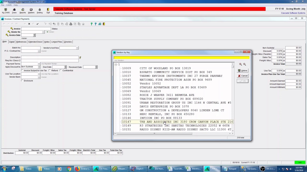 WinCAMS Training -- Lookups - YouTube
