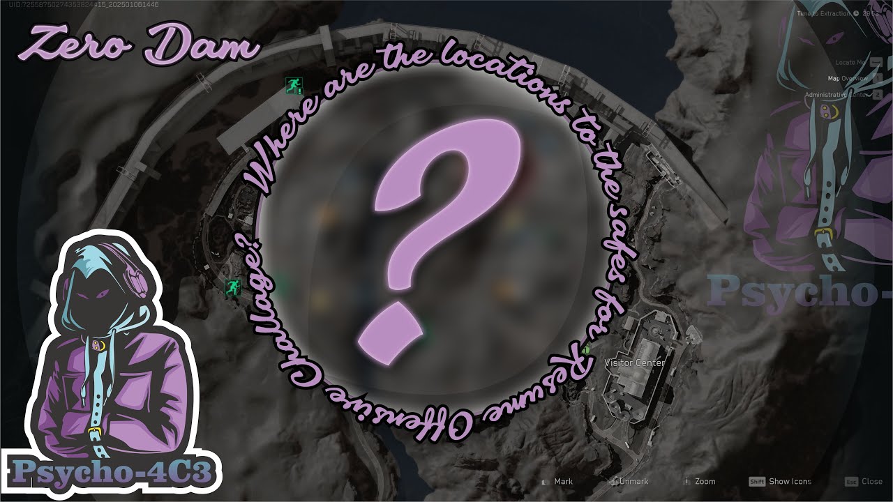 Delta Force Zero Dam Safe Locations. for the Novon chips. - YouTube