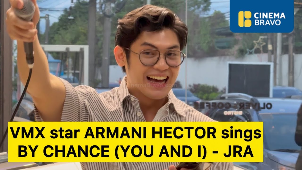 VMX star ARMANI HECTOR sings BY CHANCE (YOU AND I) - JRA as he ...