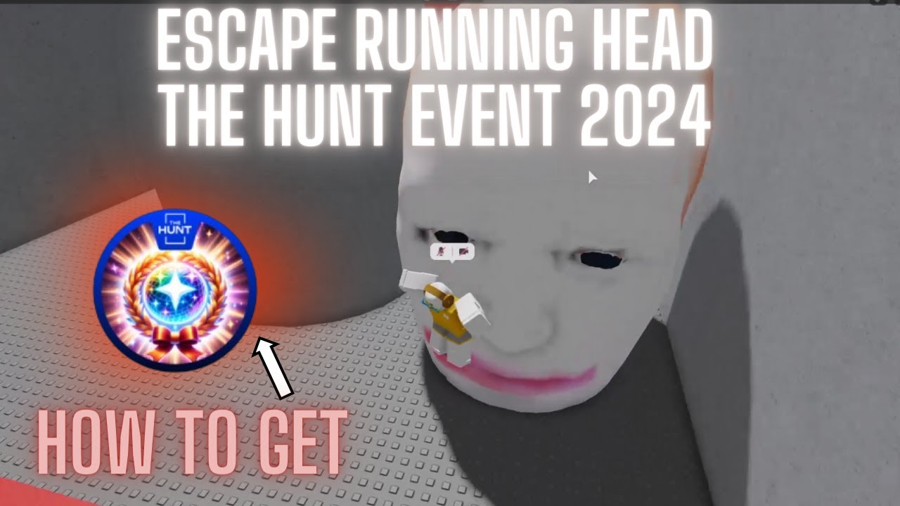 ESCAPE RUNNING HEAD BADGE THE HUNT EVENT 2024 - YouTube