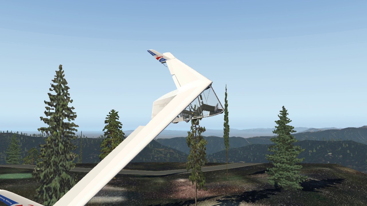 Foot-launch Version for X-Plane - Klingberg Wing MkII Development - YouTube