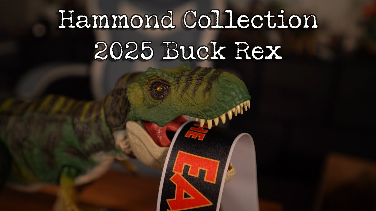2025 Comic con Hammond Collection Buck T-rex review - YouTube